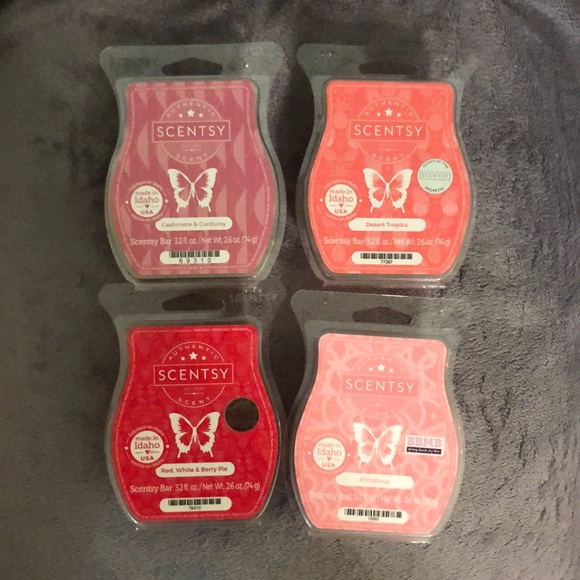 Scentsy | Accents | Scentsy Set Of 4 Wax Bars Brand New | Poshmark